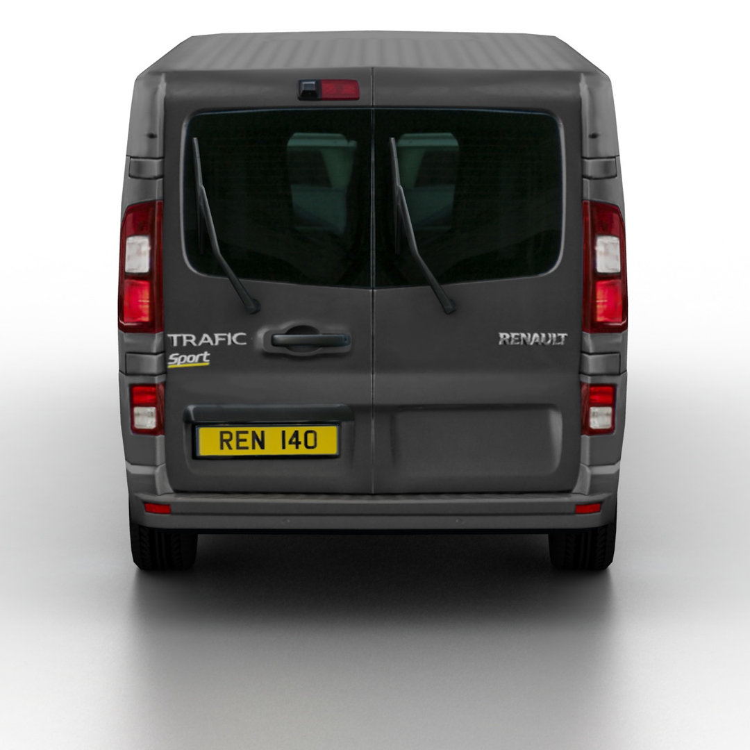2014 renault trafic 3d model