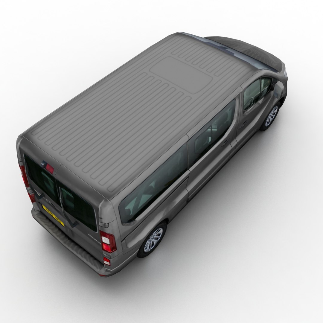 2014 Renault Trafic 3d Model