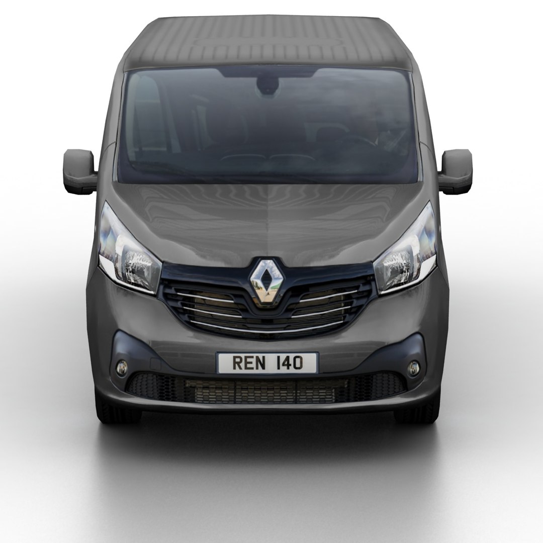 2014 Renault Trafic 3d Model