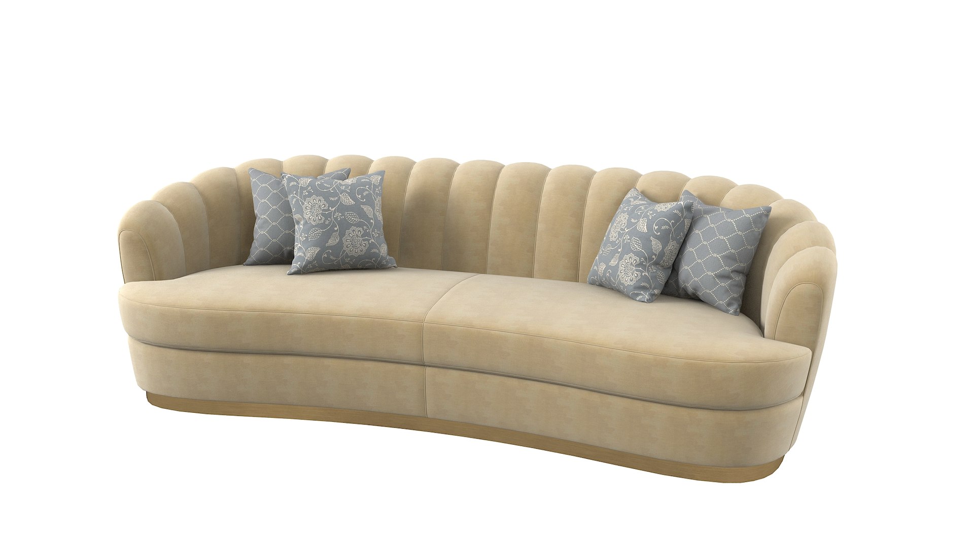 3D brabbu pearl sofa model - TurboSquid 1696642