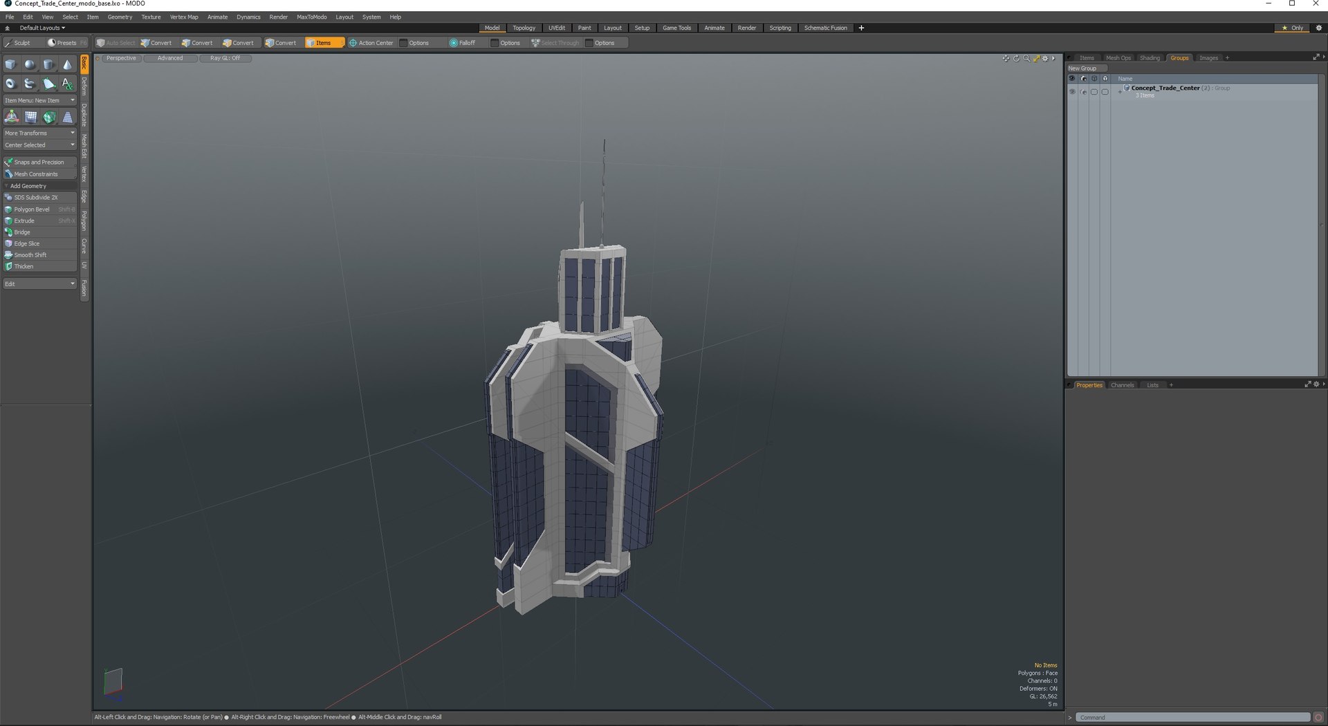 3D Concept Trade Center - TurboSquid 2330136