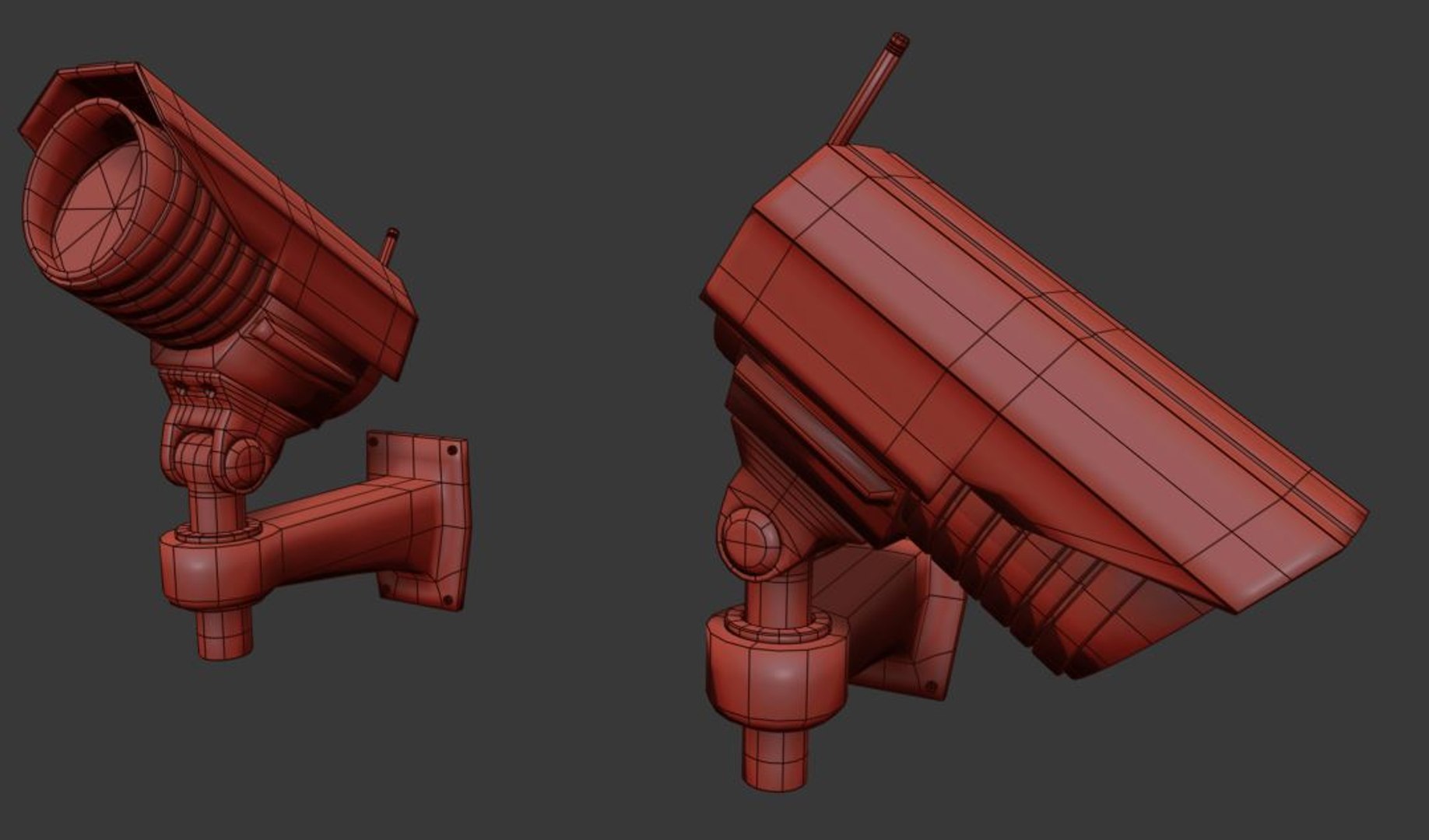 3d Model Security Camera