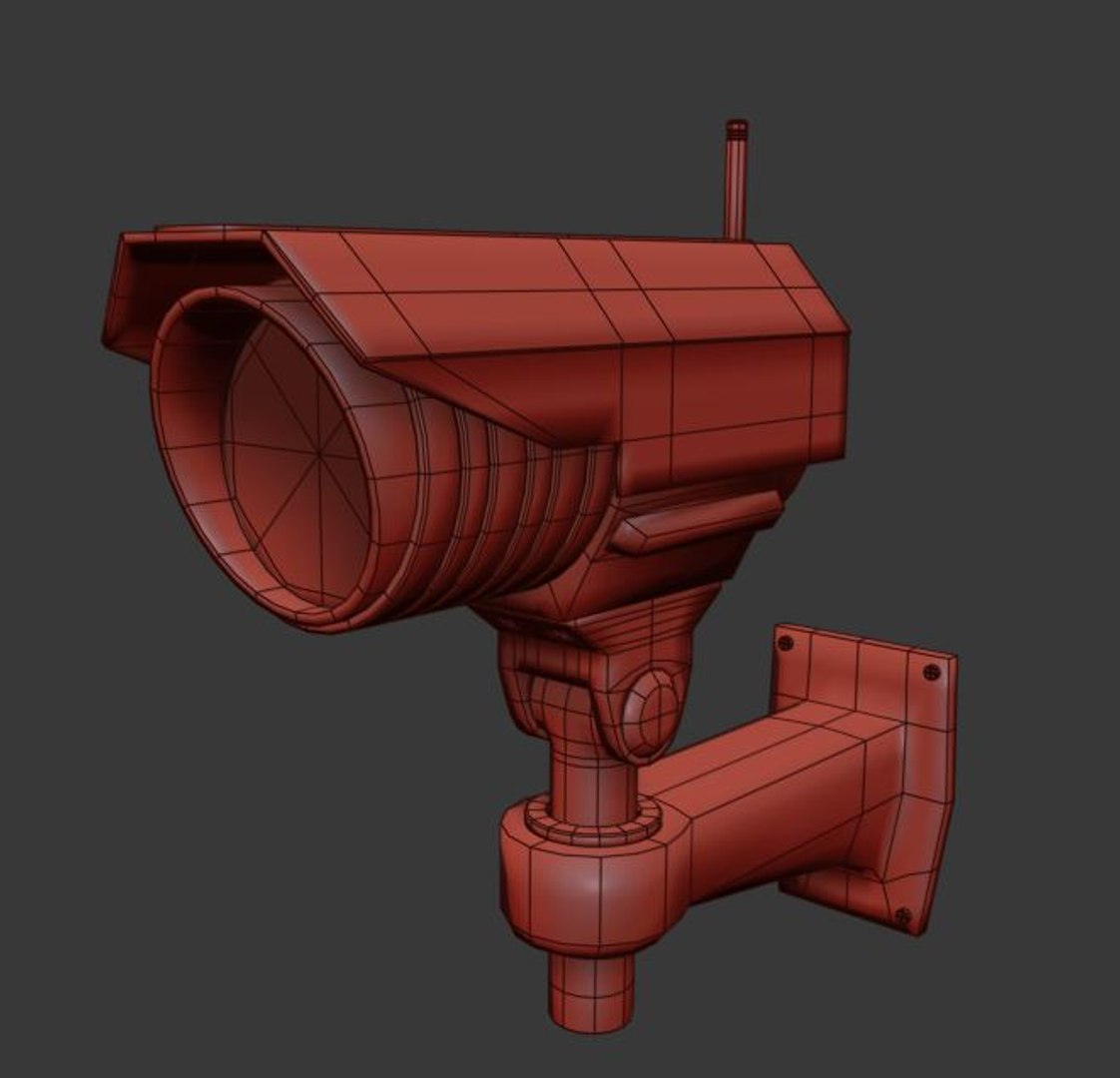 3d Model Security Camera