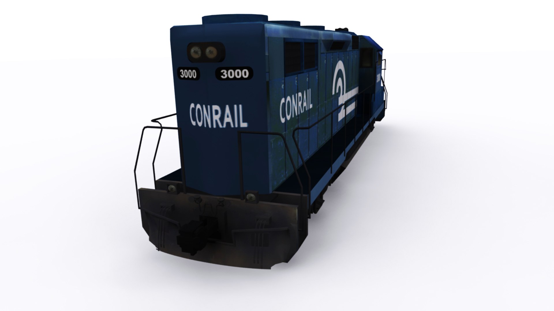 EMD GP40 With Cargo Carriages 3D Model - TurboSquid 2101837