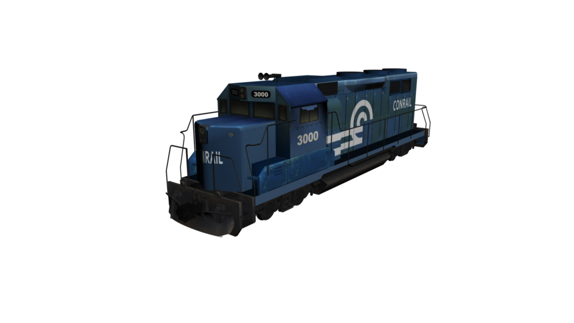 EMD GP40 With Cargo Carriages 3D Model - TurboSquid 2101837