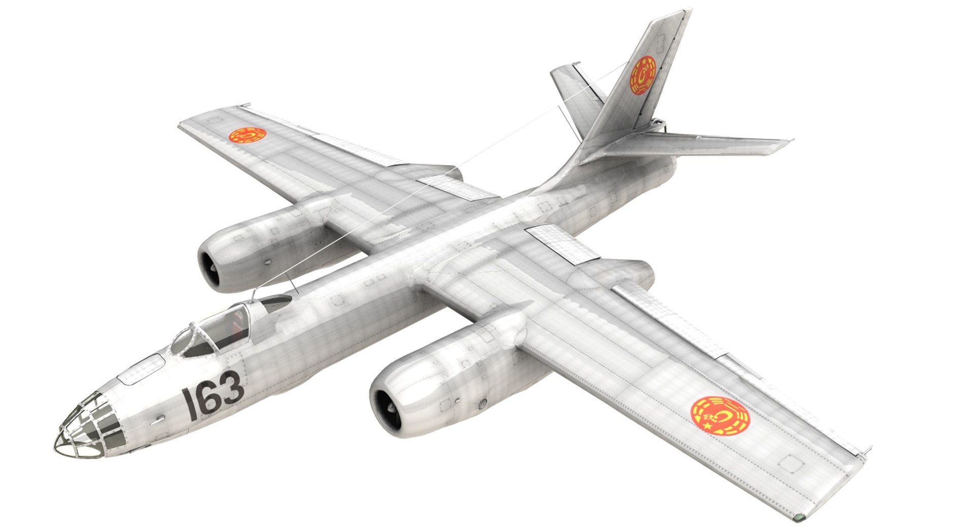 Ilyushin Il-28 Bomber Air Force 3D Model - TurboSquid 1166005