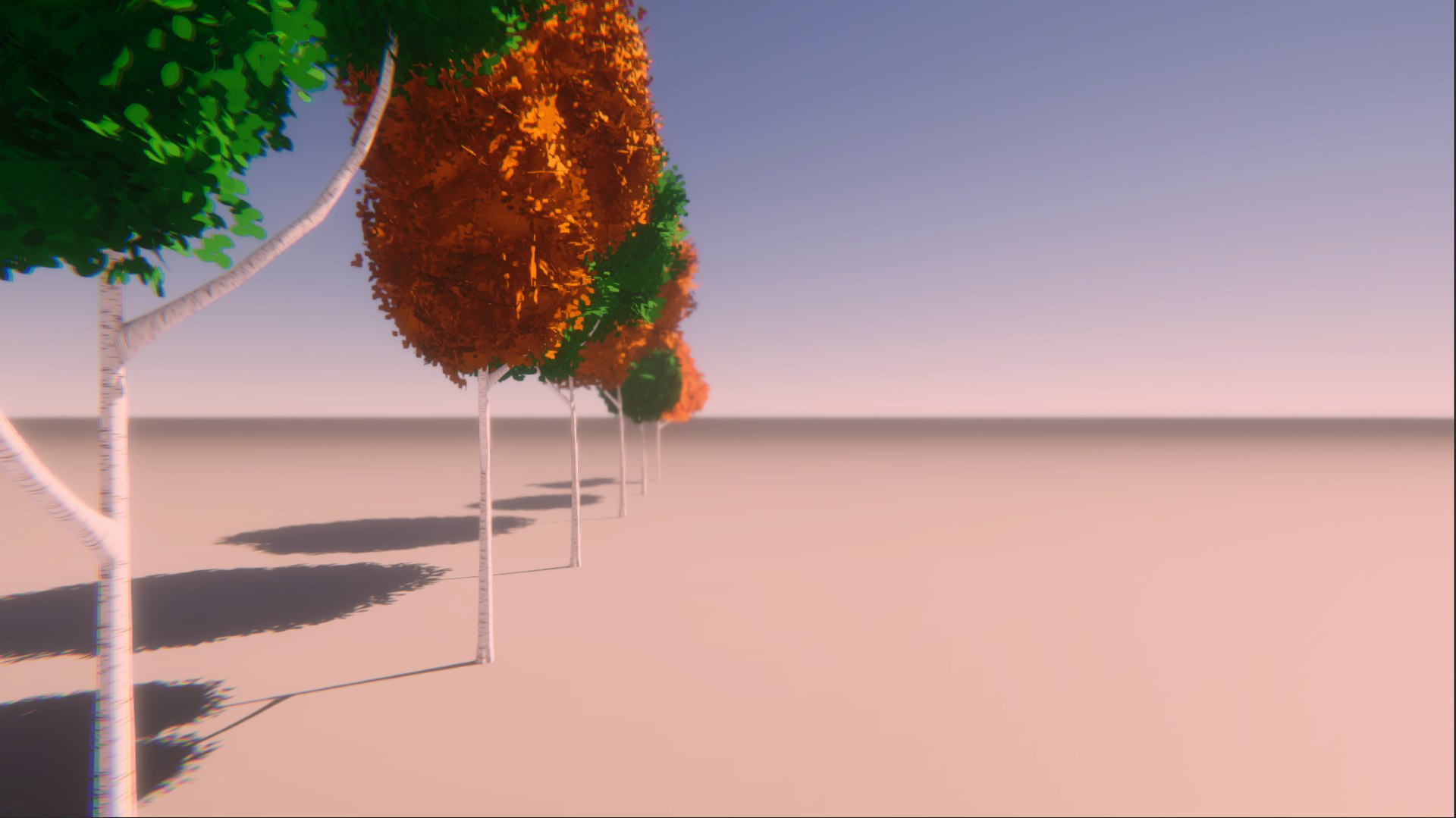 Stylized Birch Trees 3D Model - TurboSquid 2002847