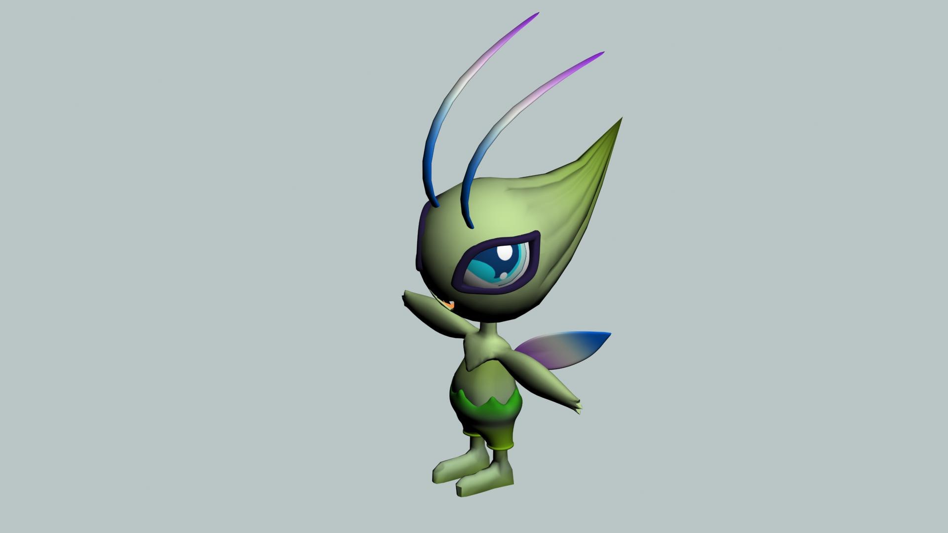 3D celebi 3d model model - TurboSquid 1911568