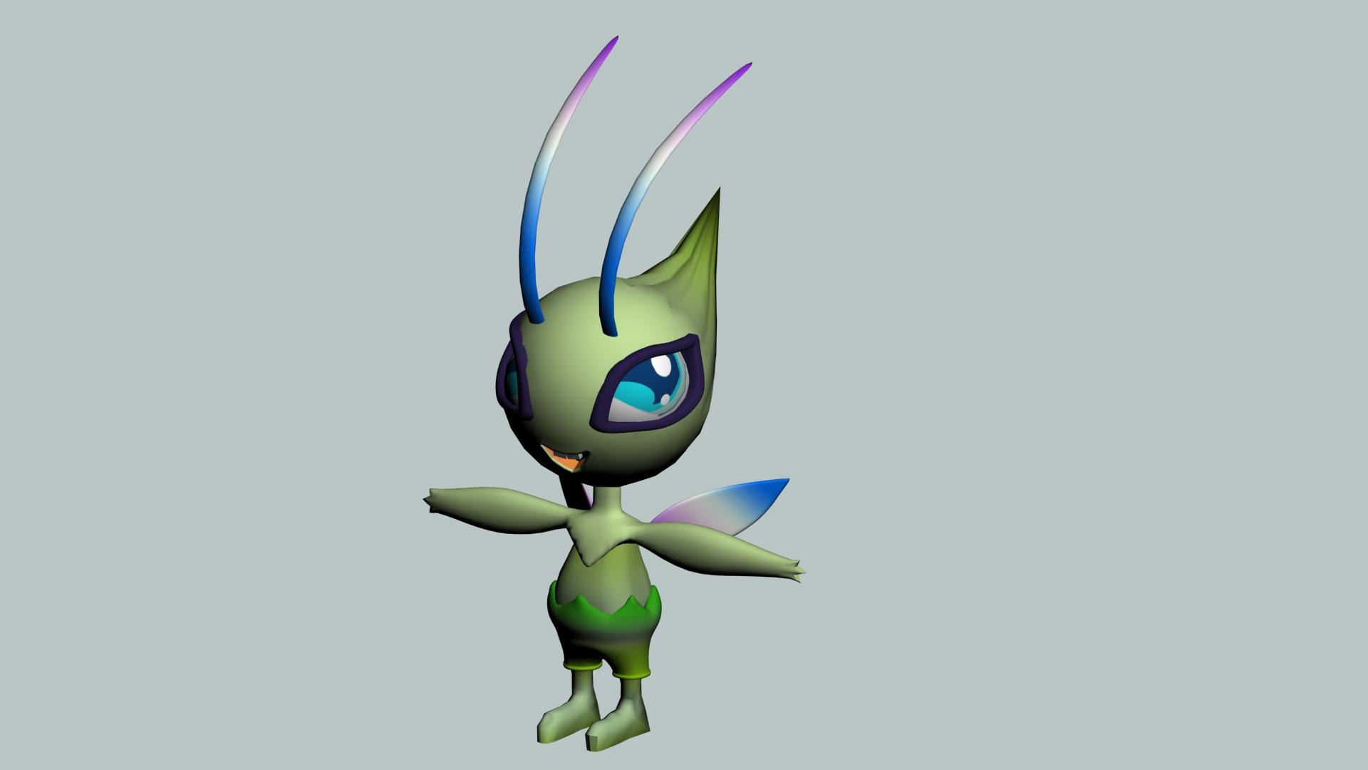 3D celebi 3d model model - TurboSquid 1911568