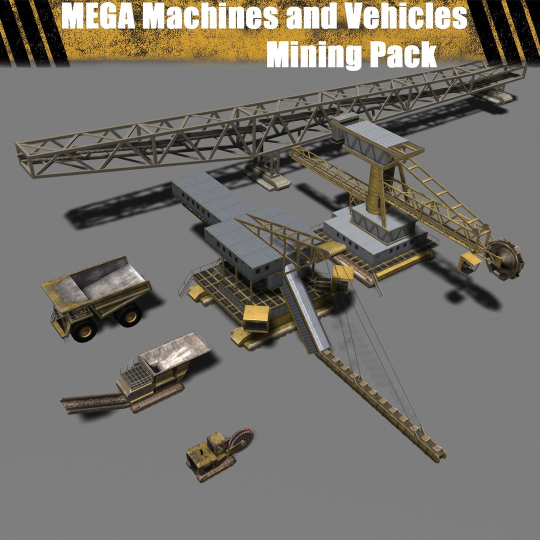 3dsmax Mega Machines Vehicle