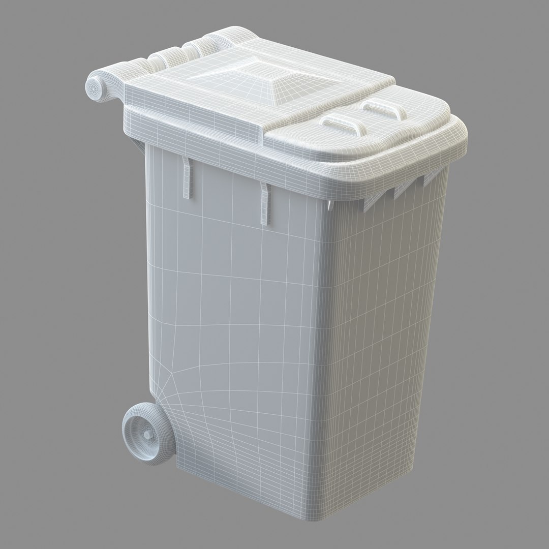 3d Model Trash Container