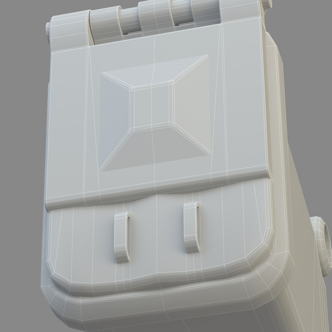 3d Model Trash Container