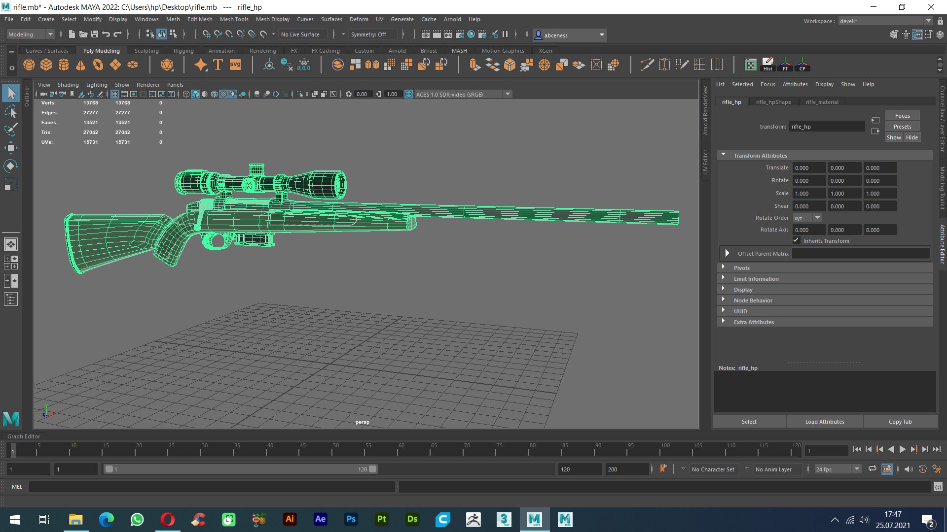3D Model Sniper Rifle - TurboSquid 1765011