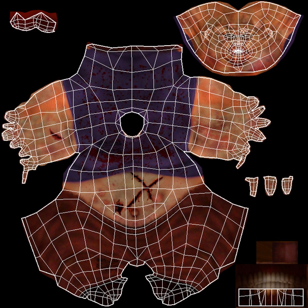 Fat Zombie Model - TurboSquid 1876529