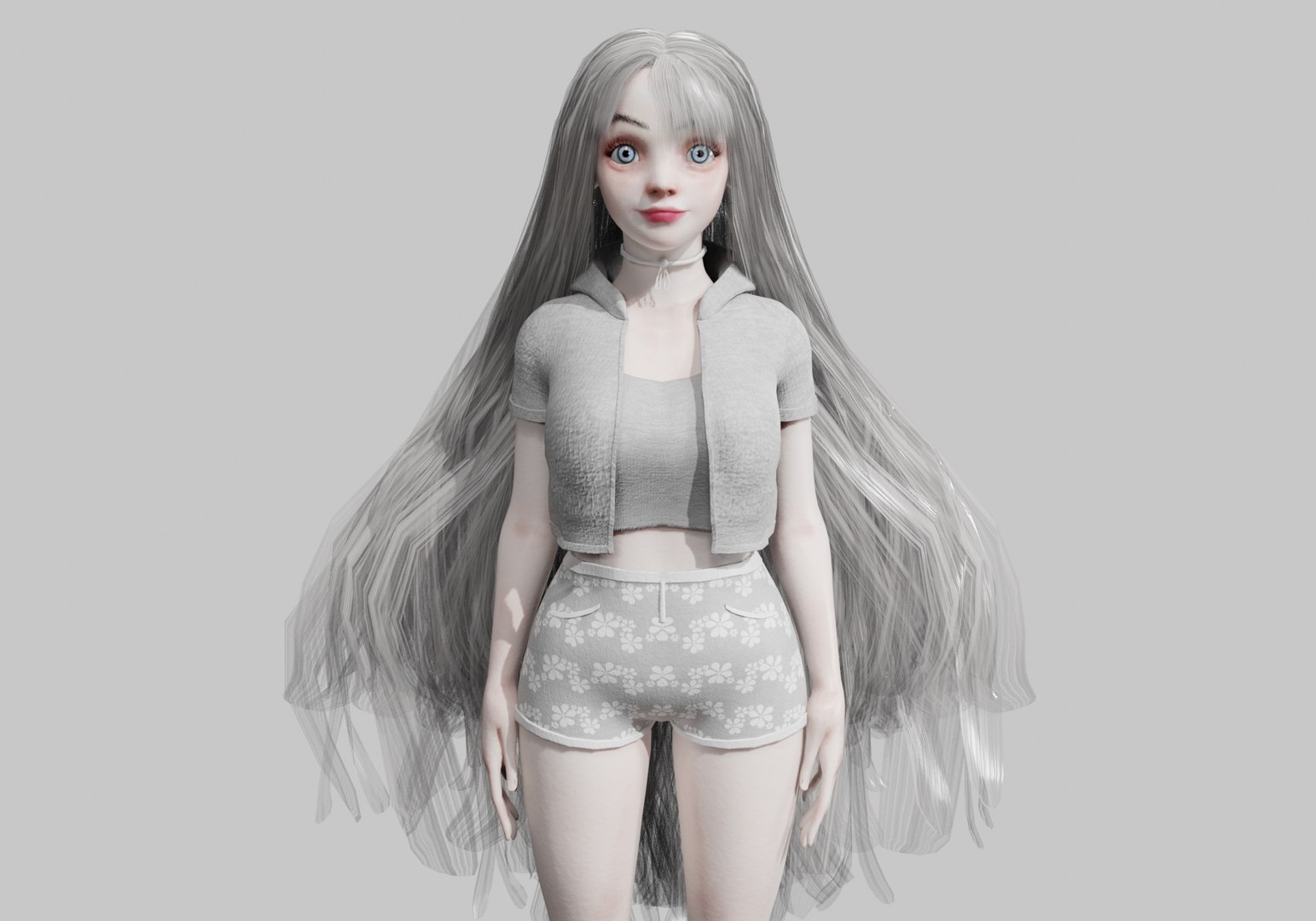 Pretty White Woman V35800 3D - TurboSquid 2283755