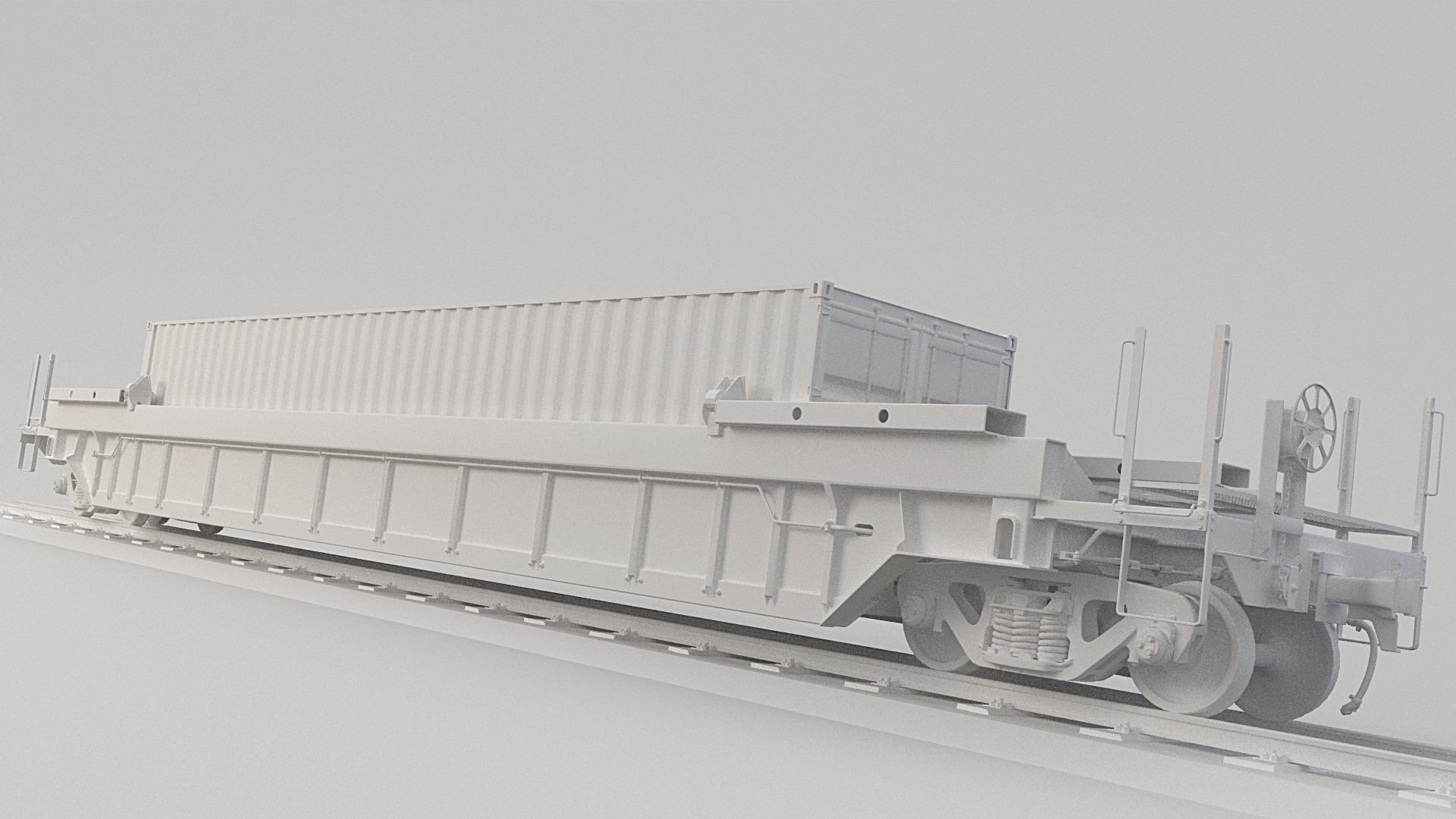 Container train dttx 3D - TurboSquid 1524119