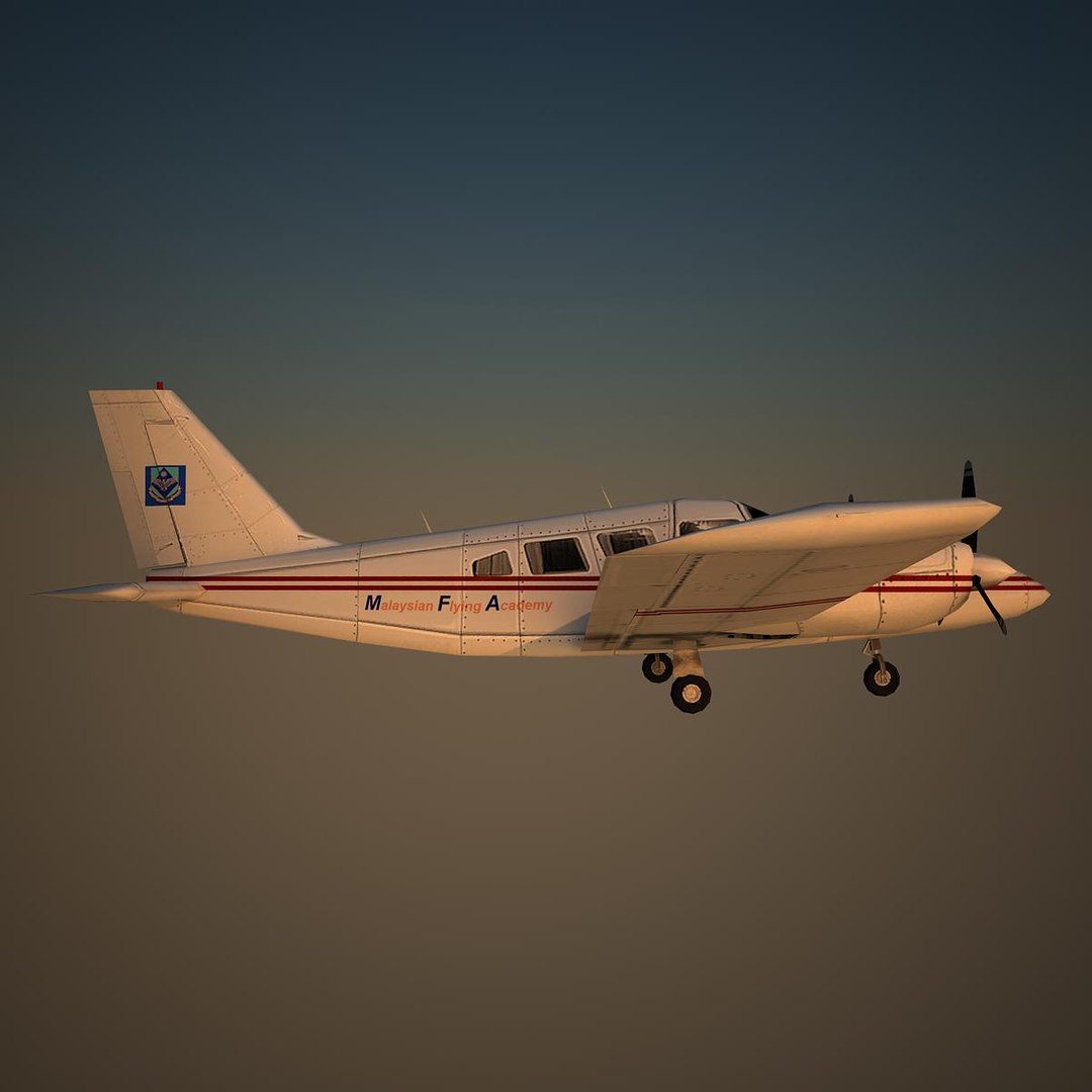 Piper Seneca Mfa 3d Model
