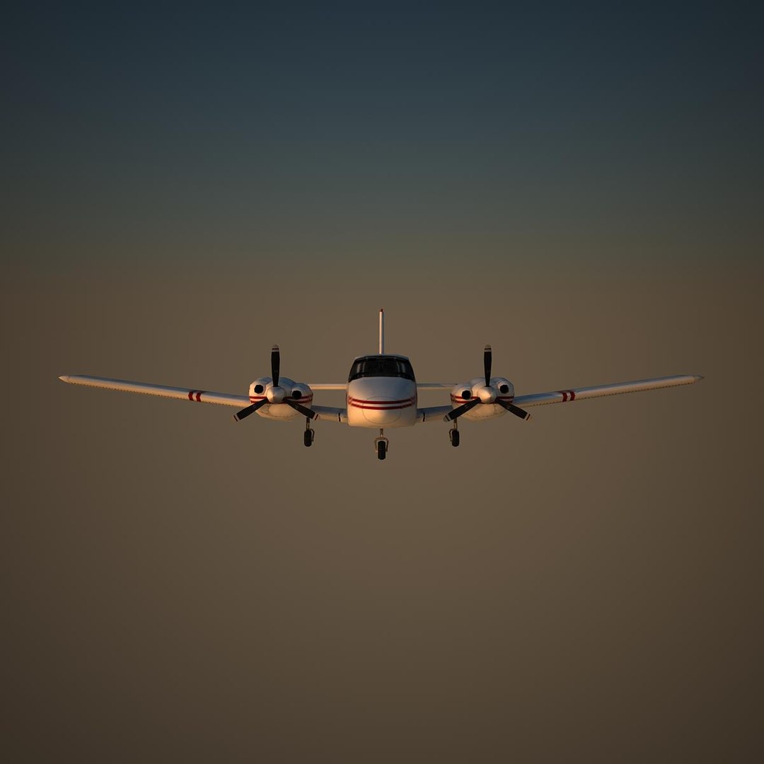 Piper Seneca Mfa 3d Model
