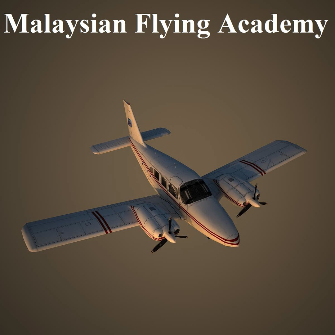 Piper Seneca Mfa 3d Model
