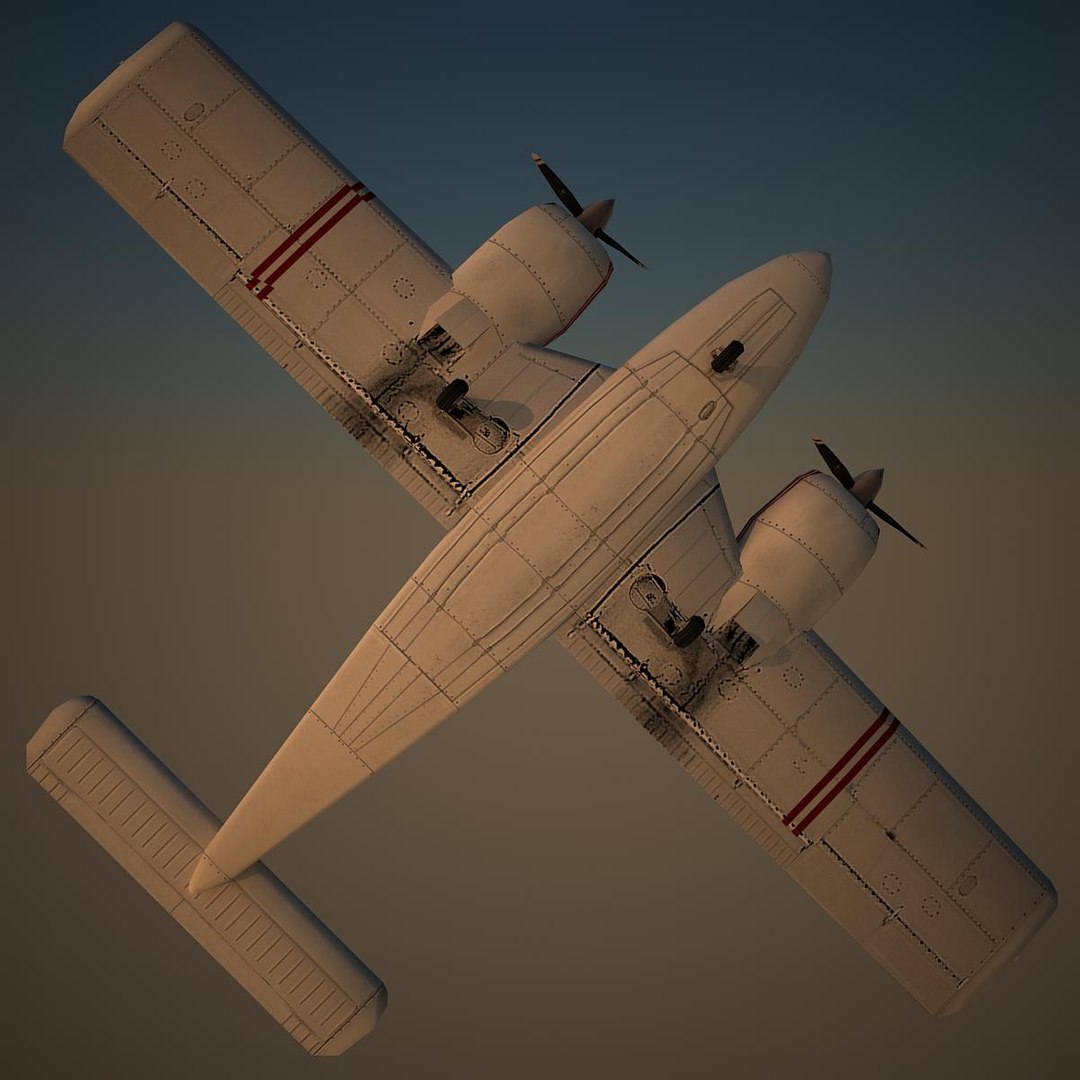 Piper Seneca Mfa 3d Model