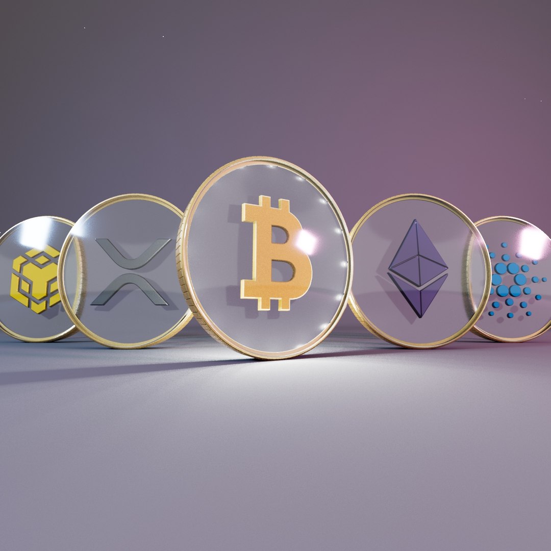 3D CRYPTOCURENCIES model - TurboSquid 2106407