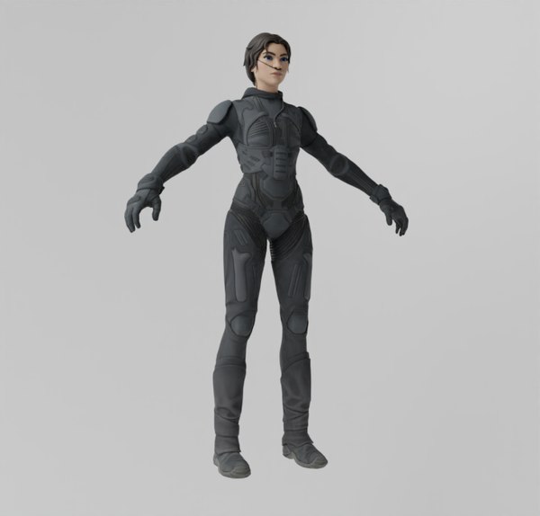 3D Chani Dune Lowpoly Rigged model - TurboSquid 2034503
