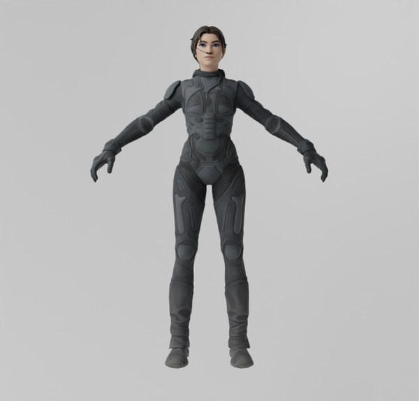 3D Chani Dune Lowpoly Rigged model - TurboSquid 2034503