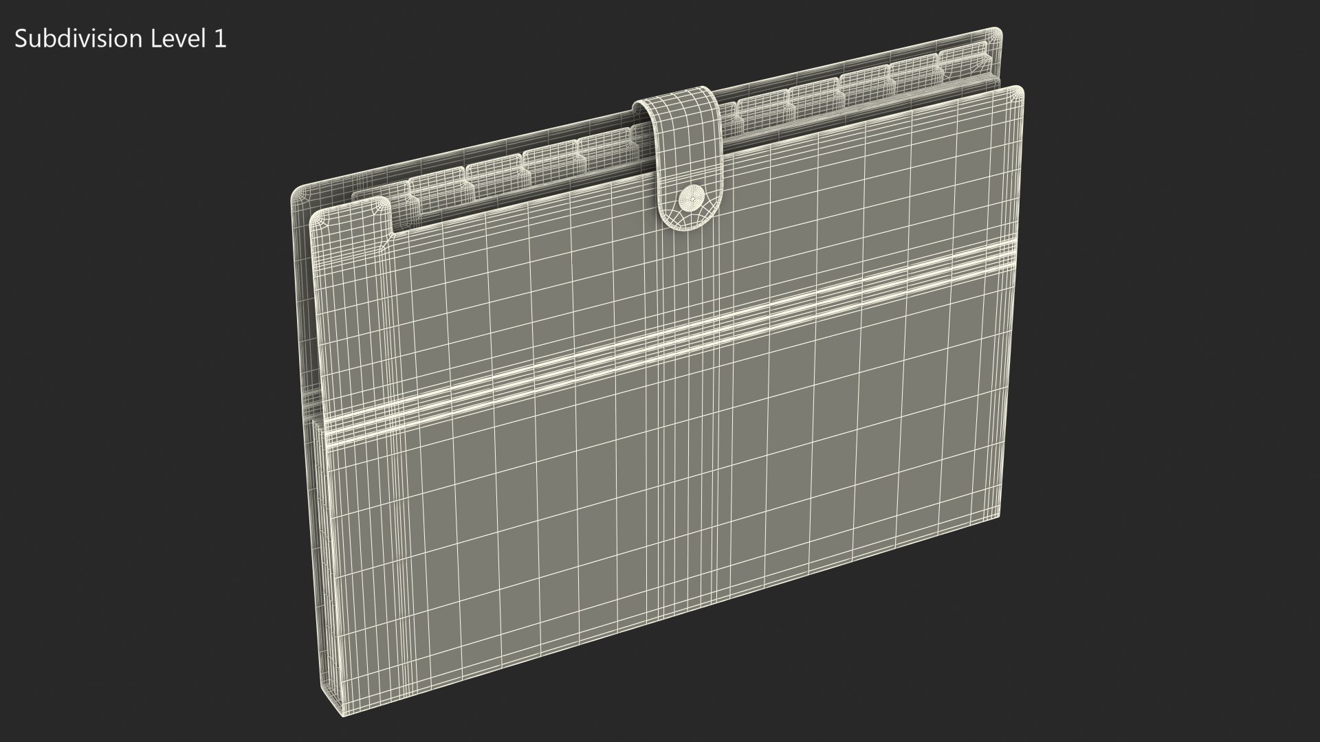 3D Plastic Expanding File Folder Closed Blue - TurboSquid 1804864