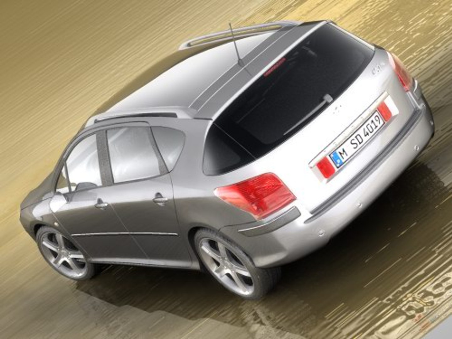 Peugeot 407 Estate 3d Max