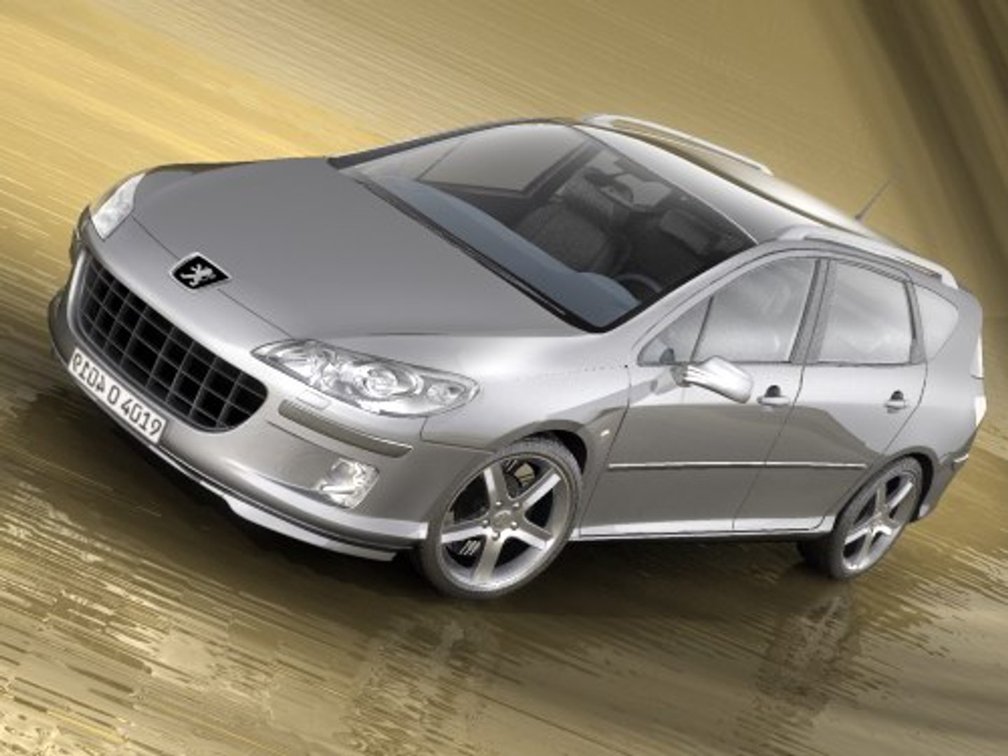 Peugeot 407 Estate 3d Max