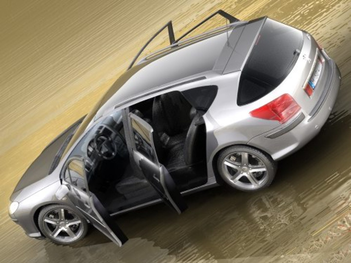 Peugeot 407 Estate 3d Max