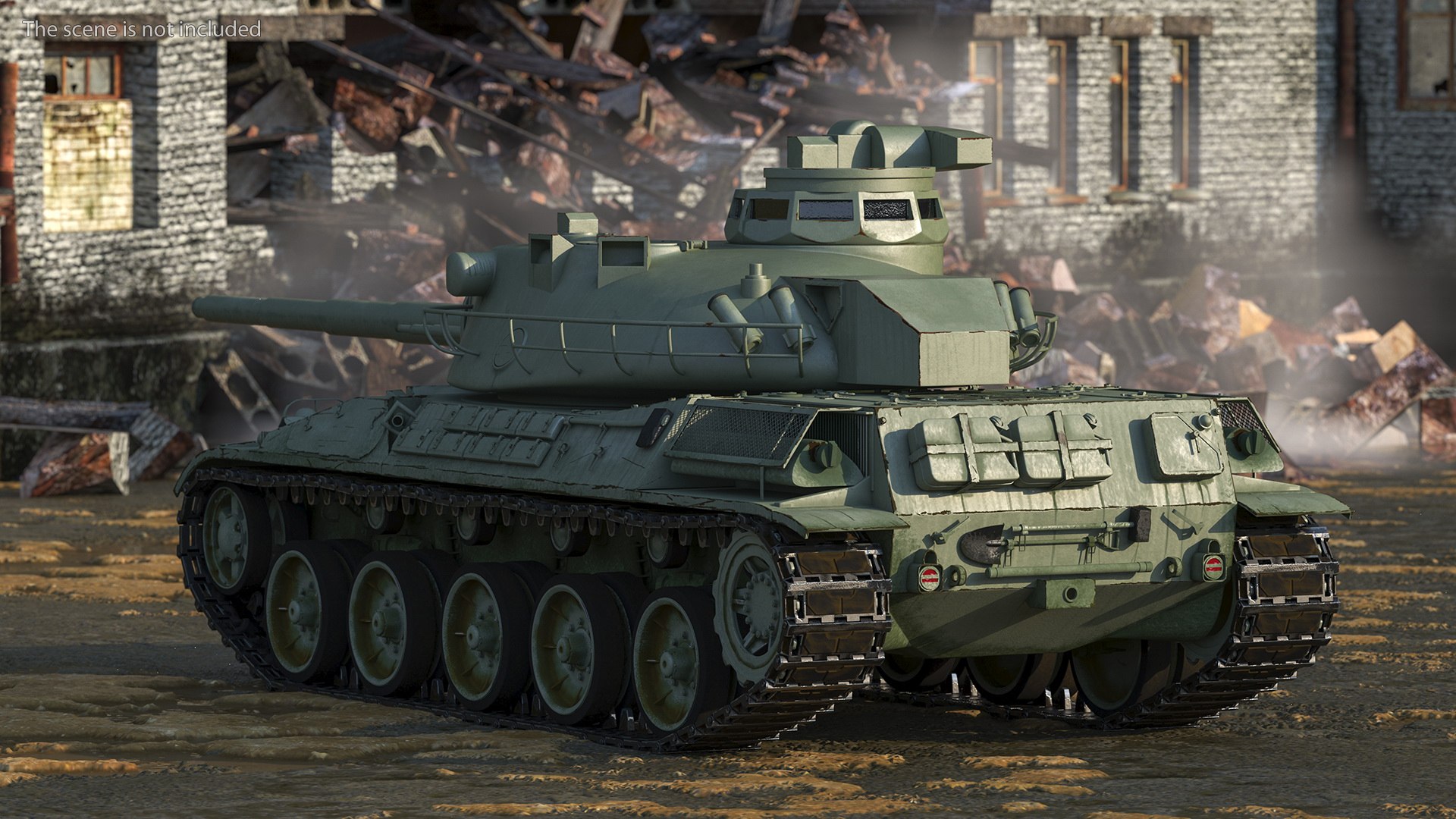 French AMX-30 Rigged For Maya 3D Model - TurboSquid 2261850