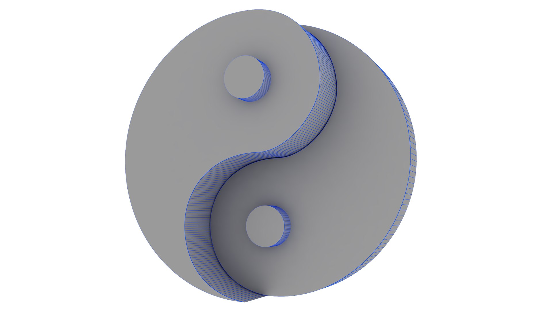 Yin Yang 3D - TurboSquid 1891752