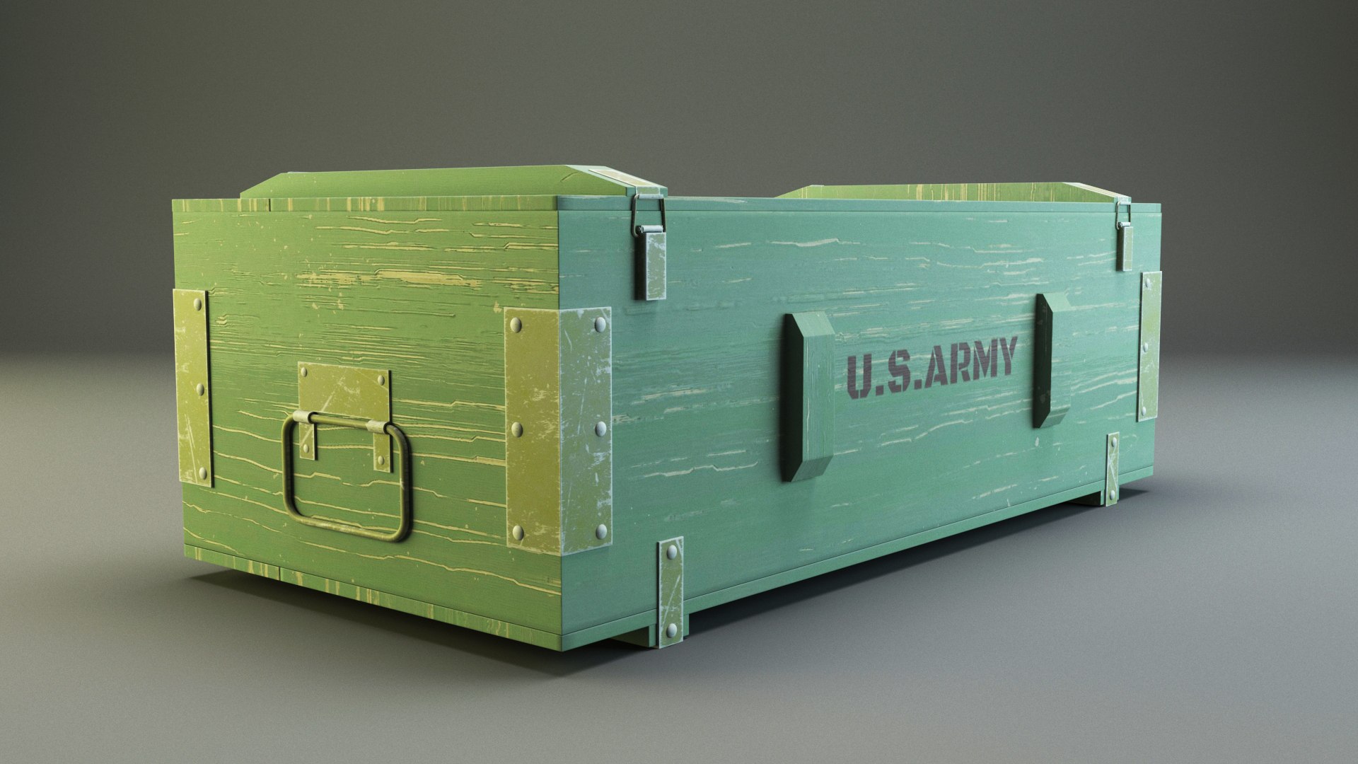 Army Crate 3D Model - TurboSquid 1895995