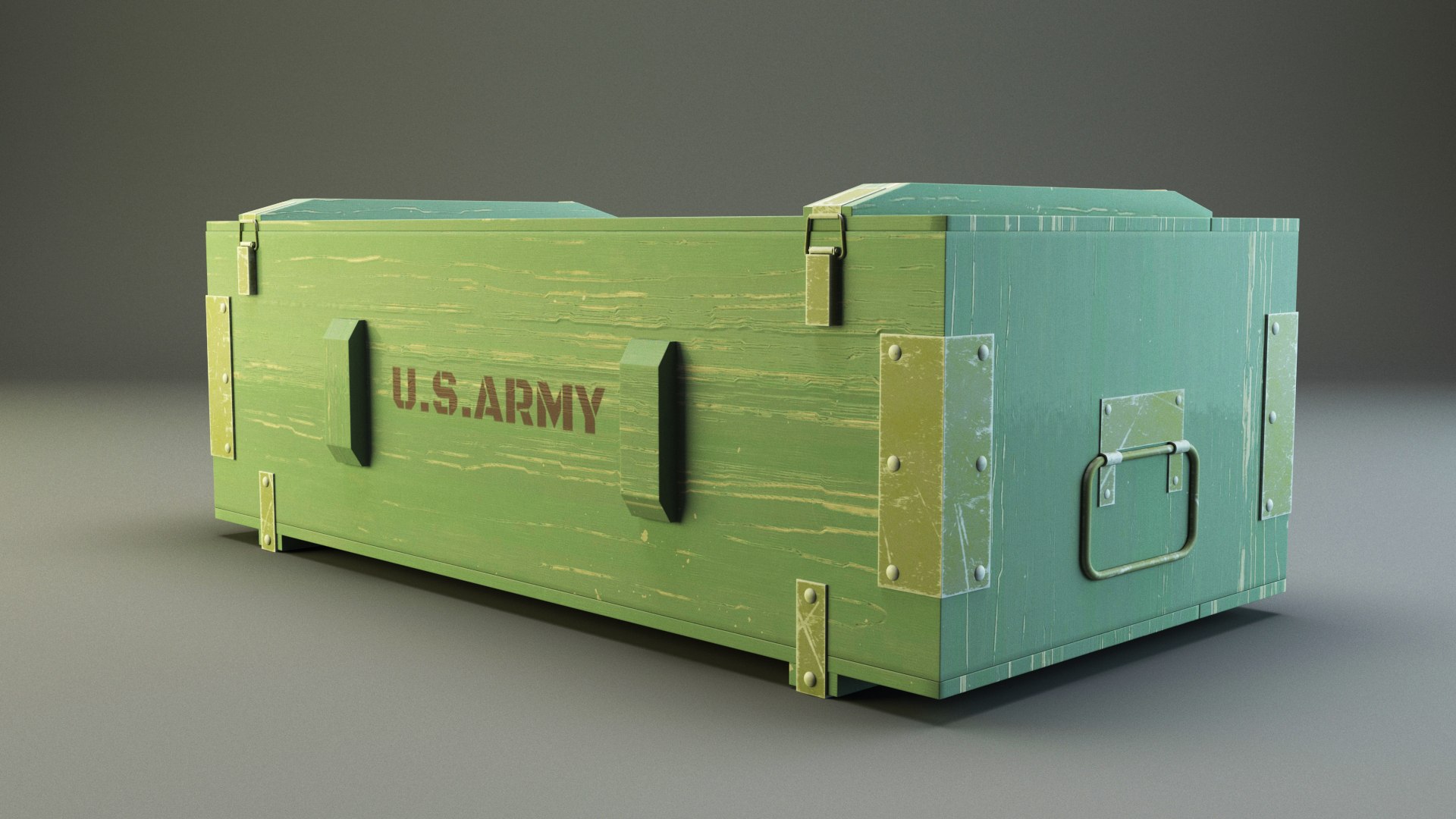 Army Crate 3D Model - TurboSquid 1895995
