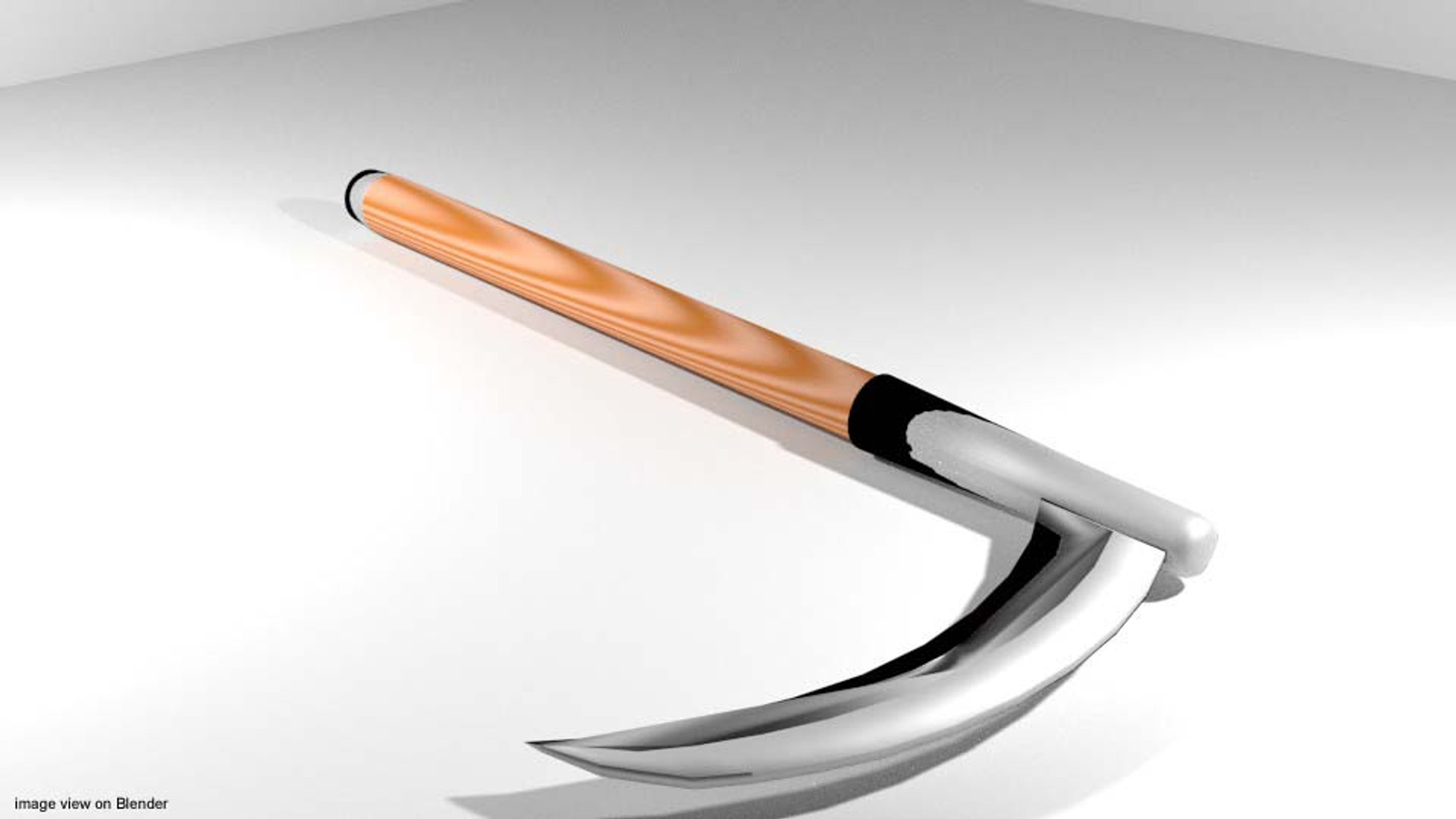 farm scythe tool 3d 3ds