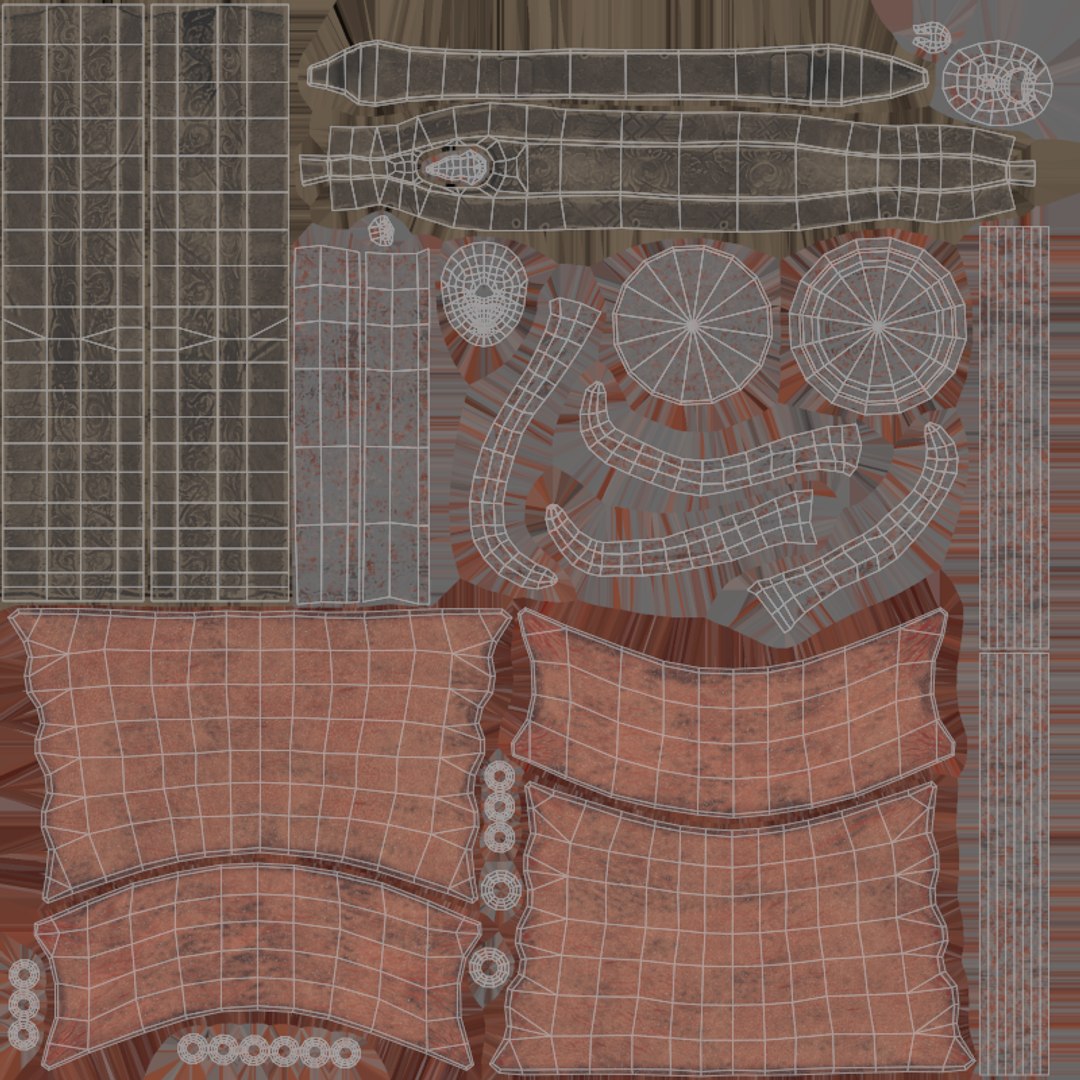 3D Set Fantasy Furniture Table Model - TurboSquid 1654243