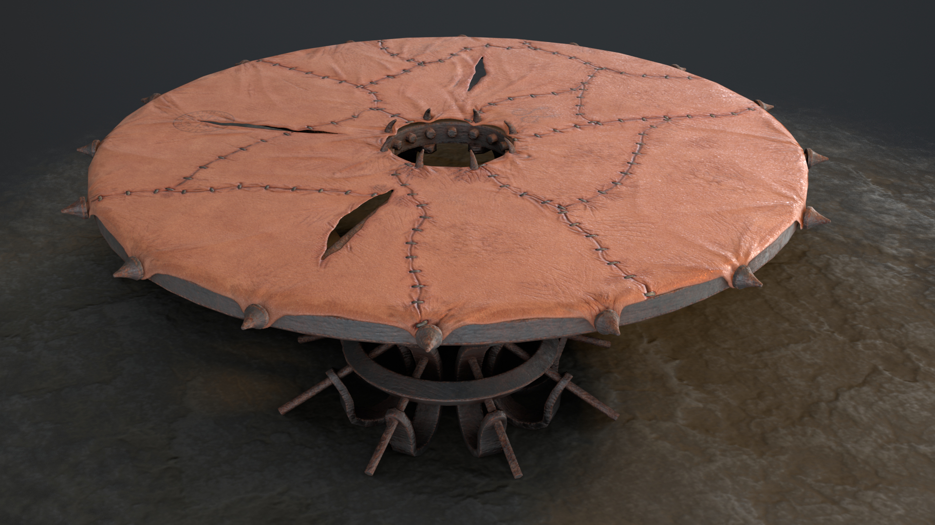 3D set fantasy furniture table model - TurboSquid 1654243