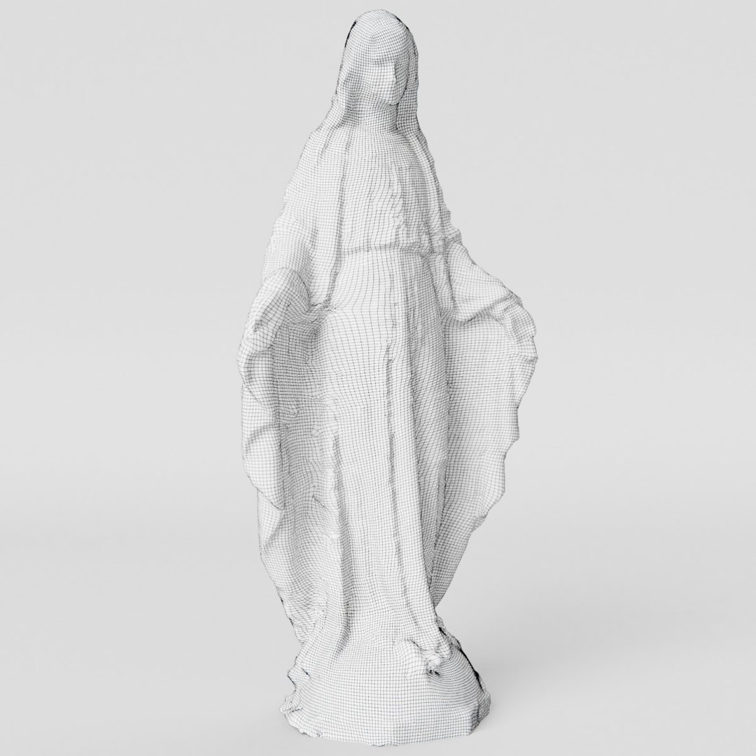 3D Statue Mary - TurboSquid 1574957