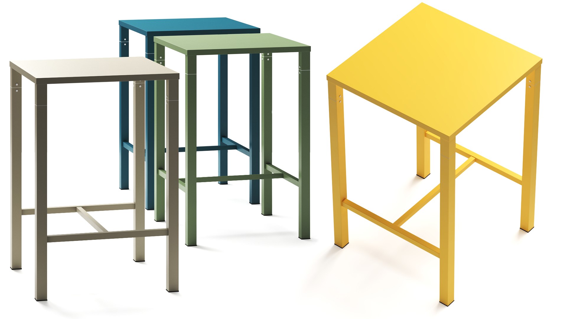 3D Nova Emu Group Seats Table - TurboSquid 2109071
