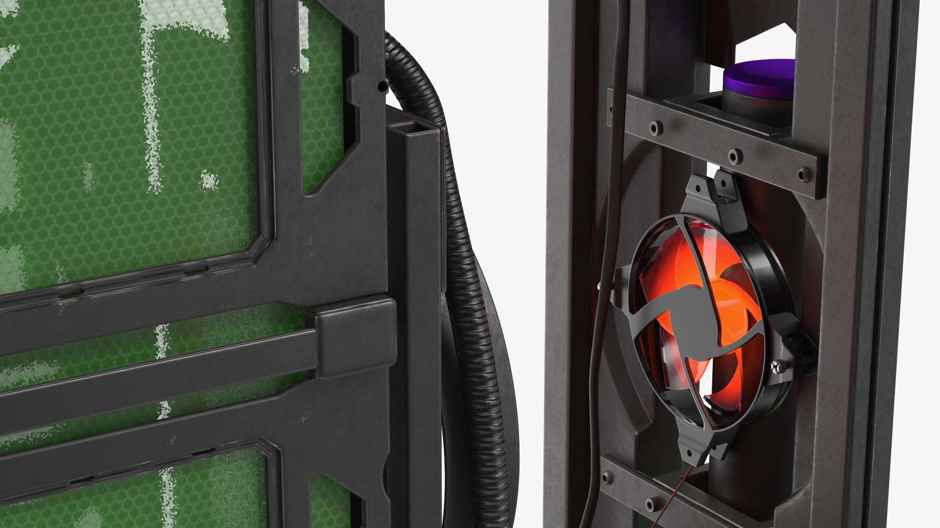 Cyberpunk Style Gaming PC 3D - TurboSquid 2112328