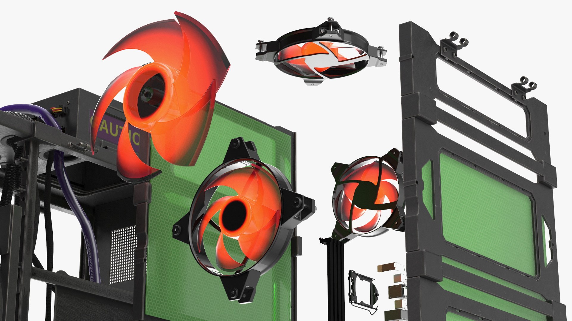 Cyberpunk Style Gaming PC 3D - TurboSquid 2112328