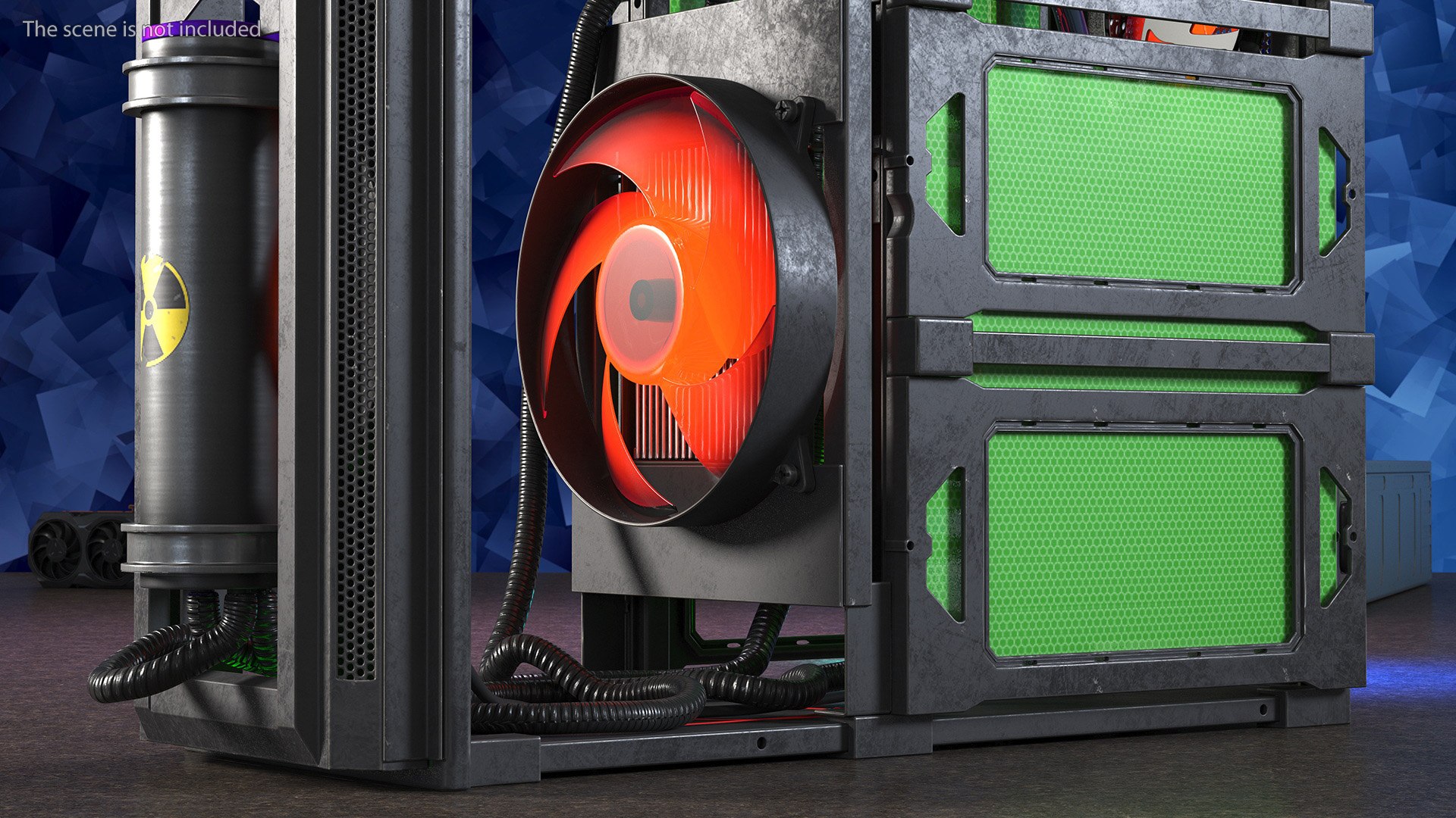 Cyberpunk Style Gaming PC 3D - TurboSquid 2112328