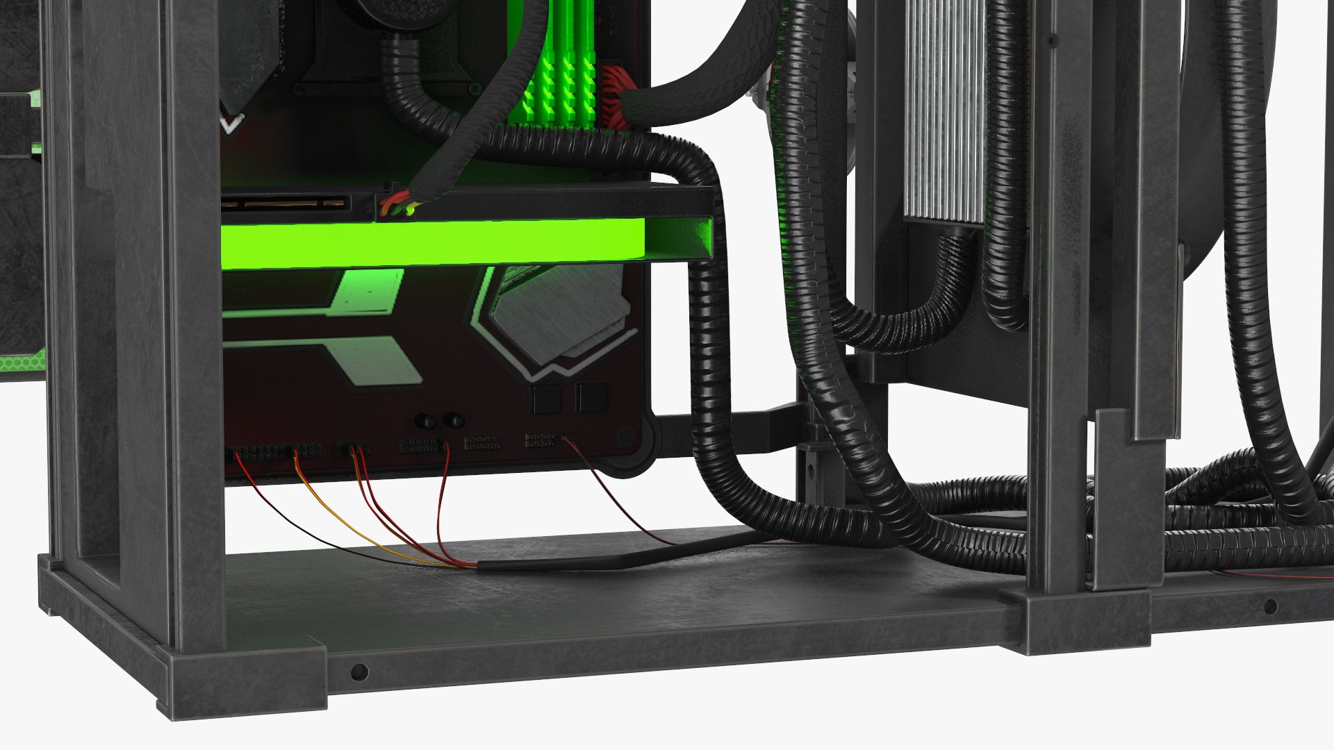 Cyberpunk Style Gaming PC 3D - TurboSquid 2112328