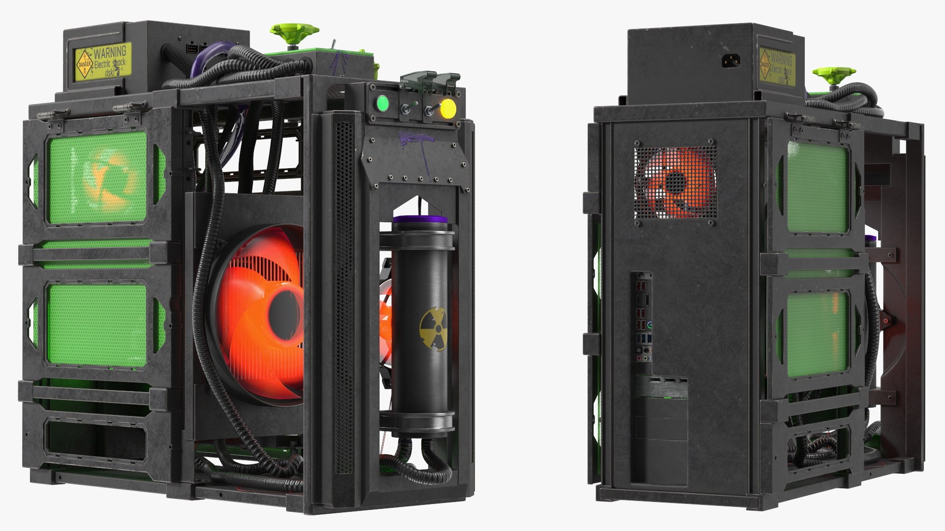 Cyberpunk Style Gaming PC 3D - TurboSquid 2112328