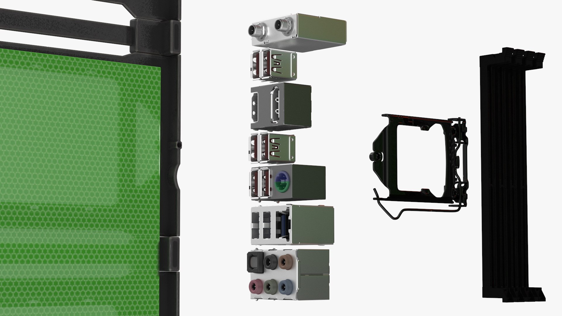 Cyberpunk Style Gaming PC 3D - TurboSquid 2112328