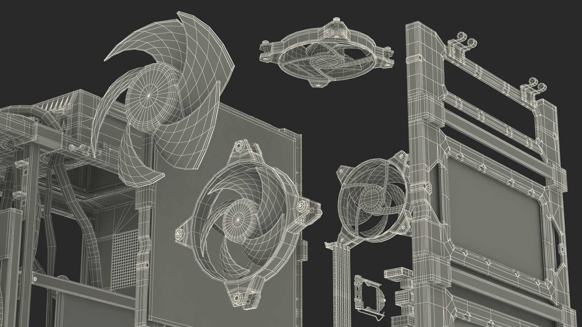 Cyberpunk Style Gaming PC 3D - TurboSquid 2112328