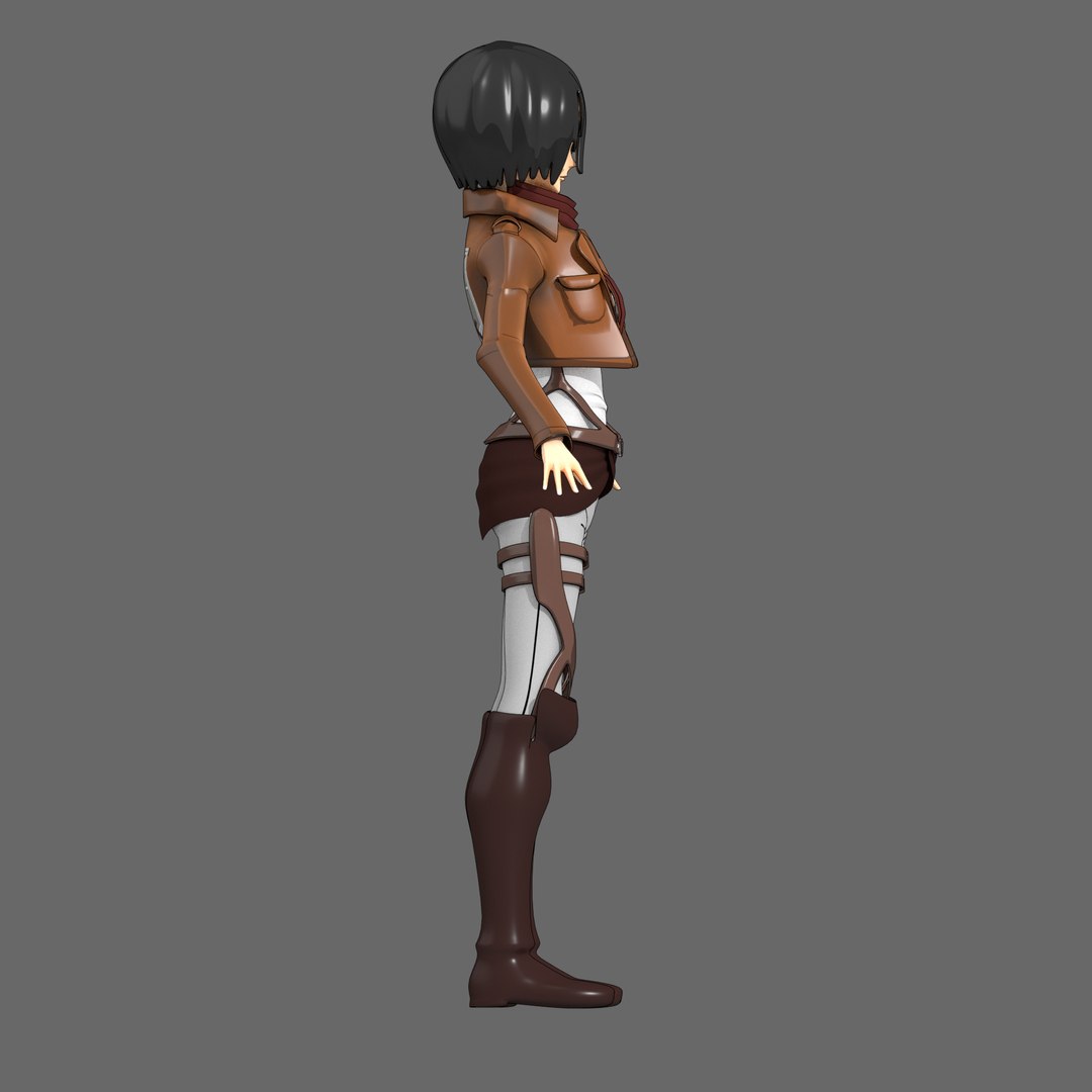 3D Mikasa Ackerman - TurboSquid 1789907