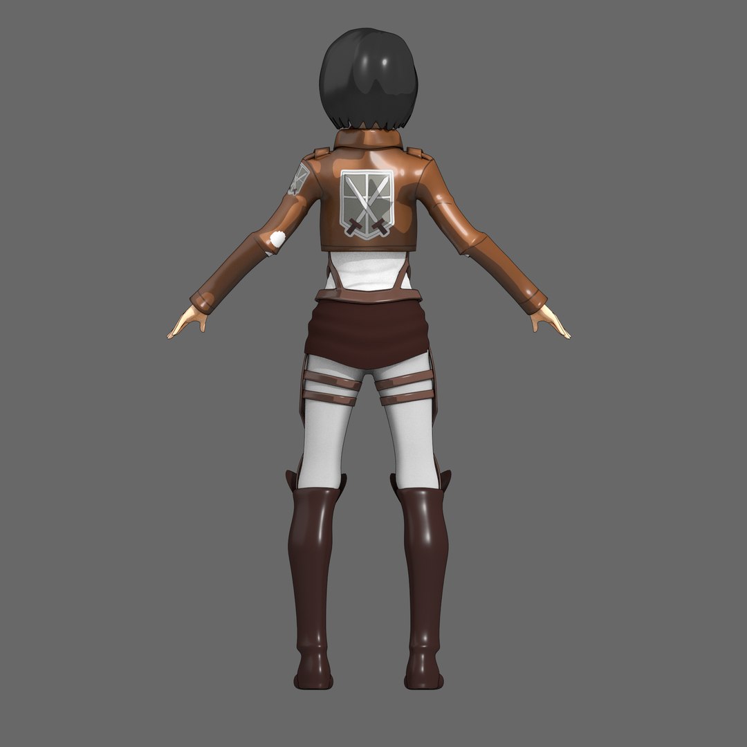 3D Mikasa Ackerman - TurboSquid 1789907