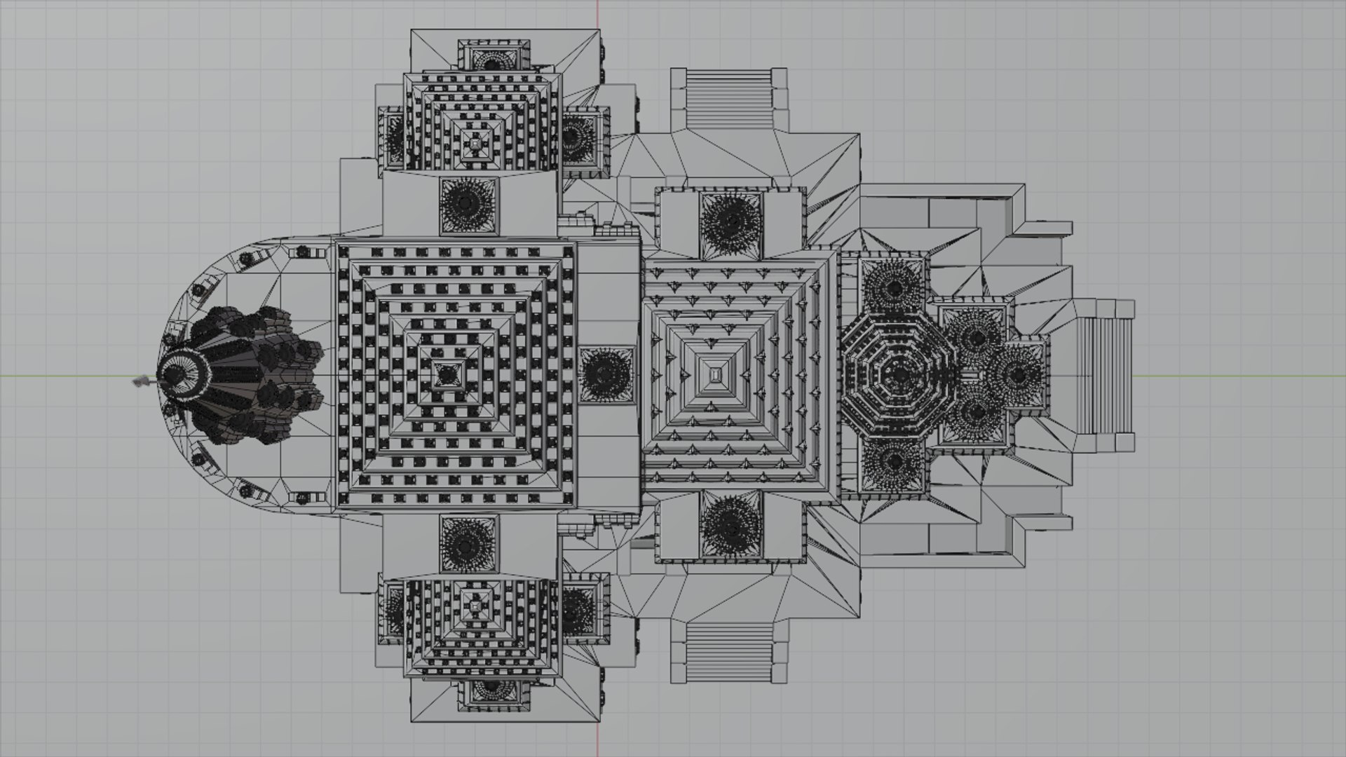 Shree ram mandir 3D model - TurboSquid 1624133